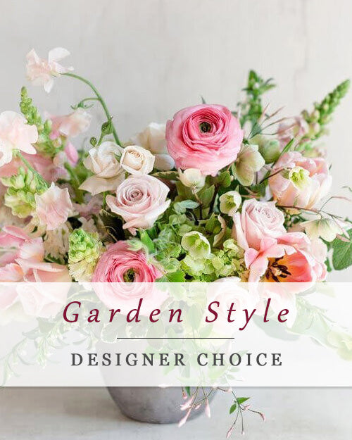 Designer Choice Garden Style Arrangement - Fresh Blooms Flowers